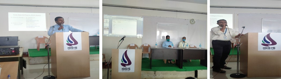 INAUGURATION AND ORIENTATION OF FIRST YEAR B PHARM (2020-21 BATCH) – IGIPS – Step To Future