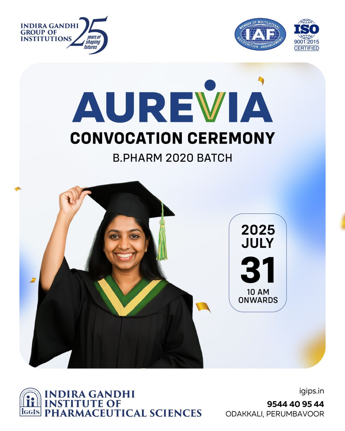 AUREVIA Convocation Ceremony – IGIPS – Step To Future